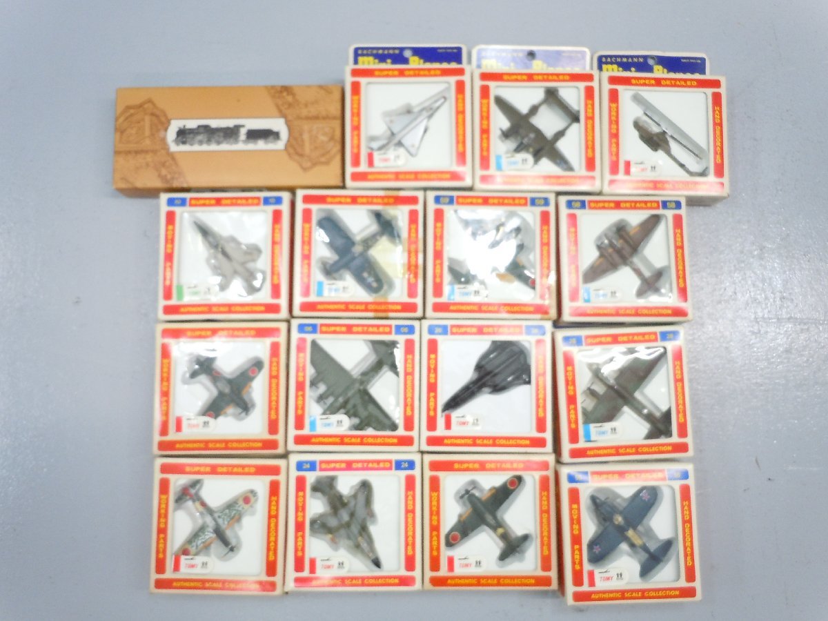 〇現状品 TOMY BACHMANN Mini-Planes トミー バックマン ミニプレーン 15体 おまけD51 同梱不可 1円スタート ...