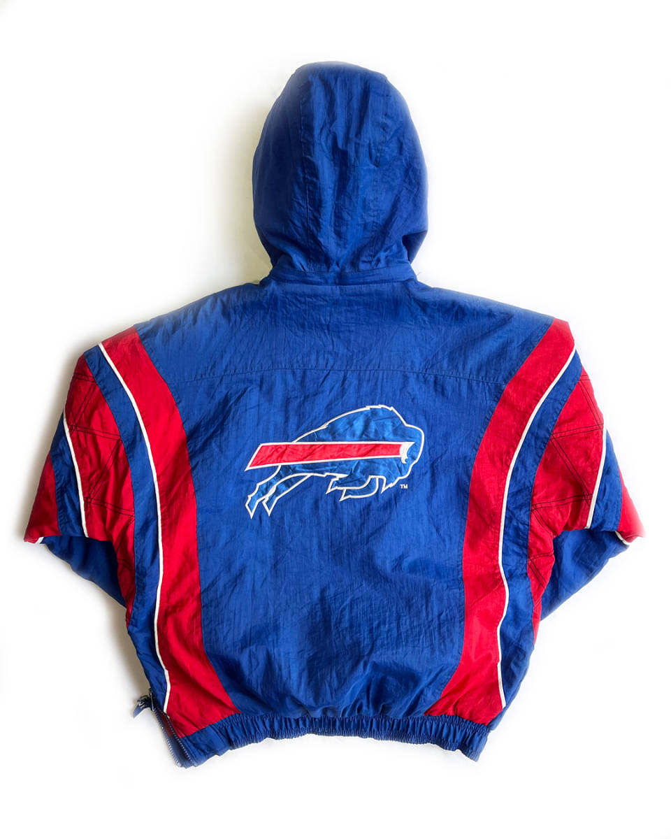 90's STARTER ビルズ アノラック スタジアム ジャケット PRO LINE ナイロン NBA NHL NFL MLB ヴィンテージ ビンテージ 90s 90's(Lサイズ)｜売買さ ...