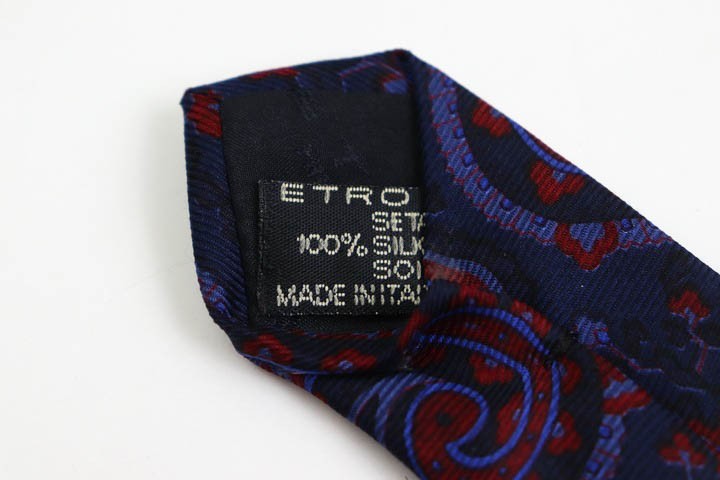 エトロ ペイズリー柄 高級 シルク イタリア製 ブランド ネクタイ メンズ ネイビー 良品ETRO(男性用)｜売買されたオークション情報、yahooの商品情報をアーカイブ公開 - オークファン ...