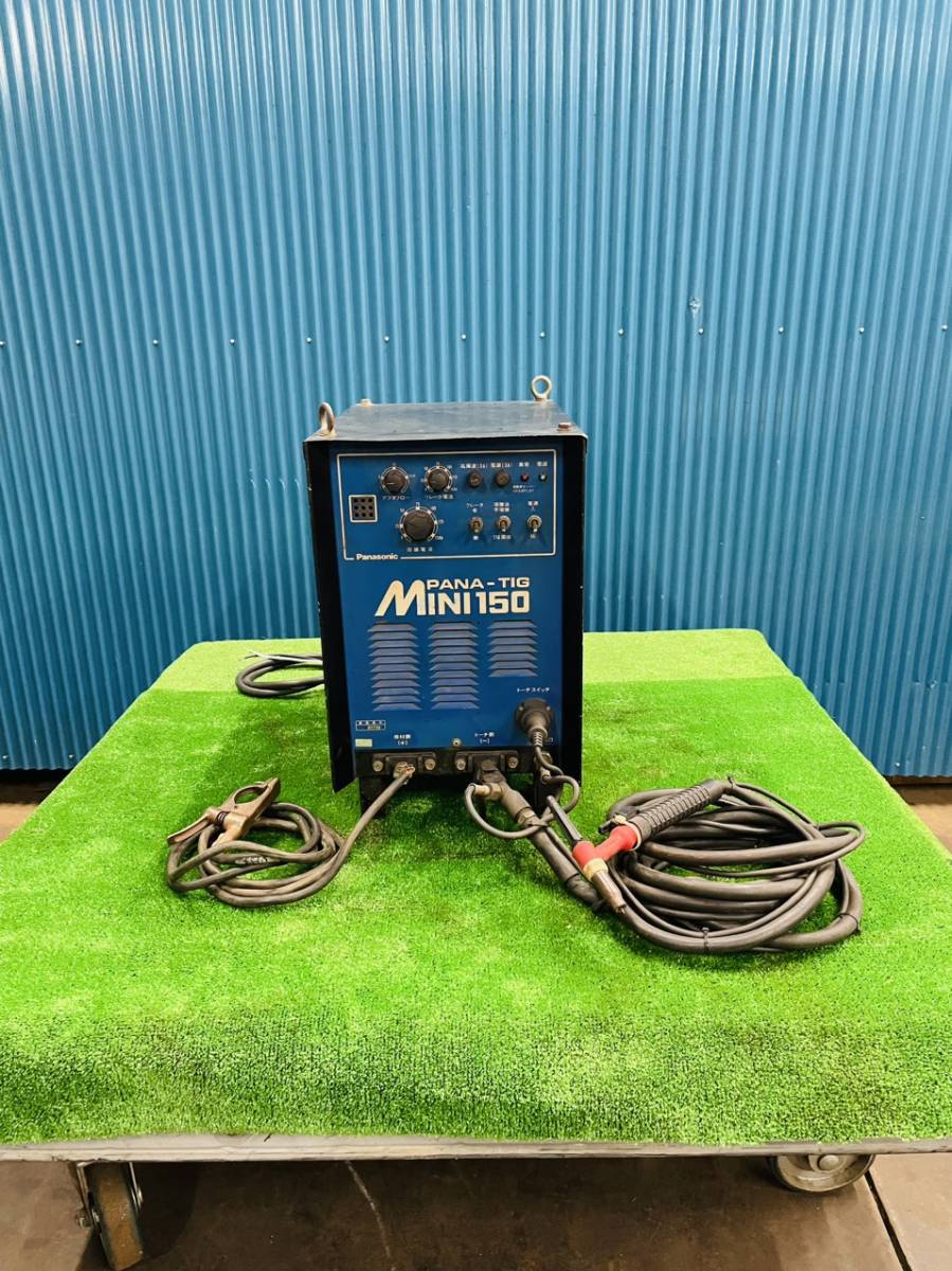 Panasonic パナソニック YC-150TM PANA-TIG MINI 150 小型単相直流TIG溶接機 トーチ アース付き 単相 ...