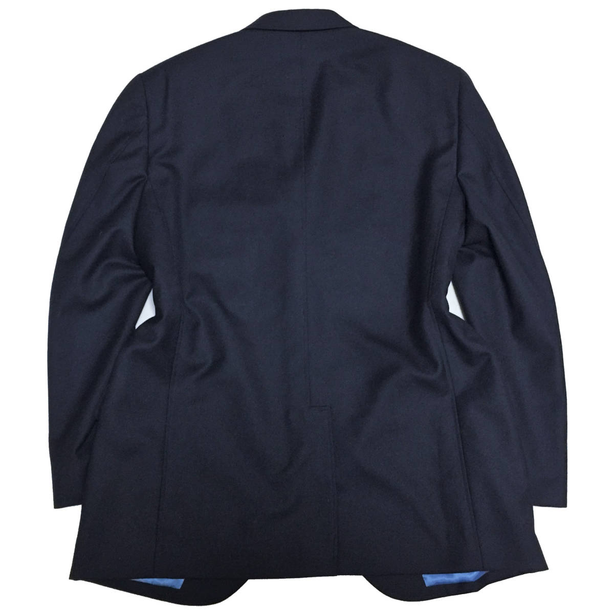 THE COLLECTION VAN JAC ヴァンヂャケット 上質 ウール 3B ブレザー テーラードジャケット 濃紺 ダークネイビー メンズ AB7 L-LL位 日本製(XLサイズ以上 ...