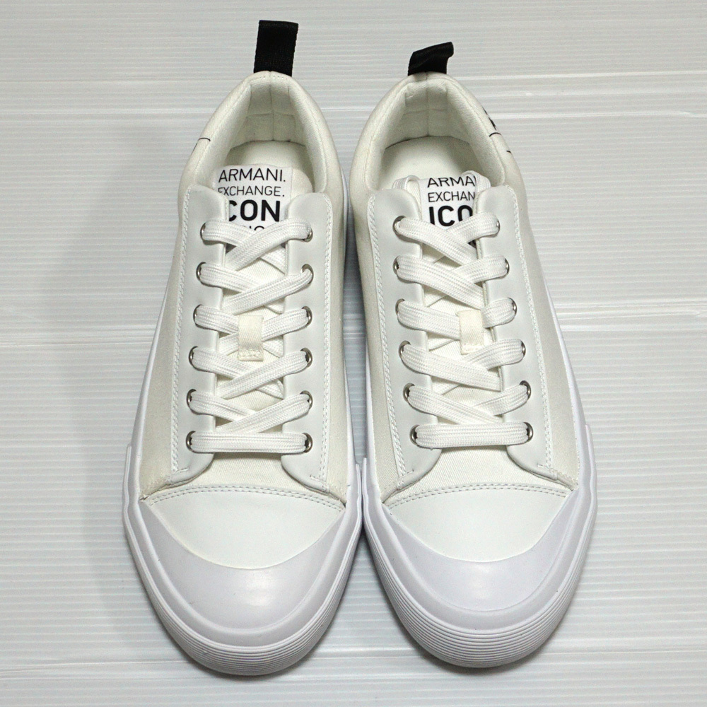 本物 アルマーニエクスチェンジ ARMANI EXCHANGE ローカットスニーカー メンズ XUX140 XV591 00152 ホワイト ...