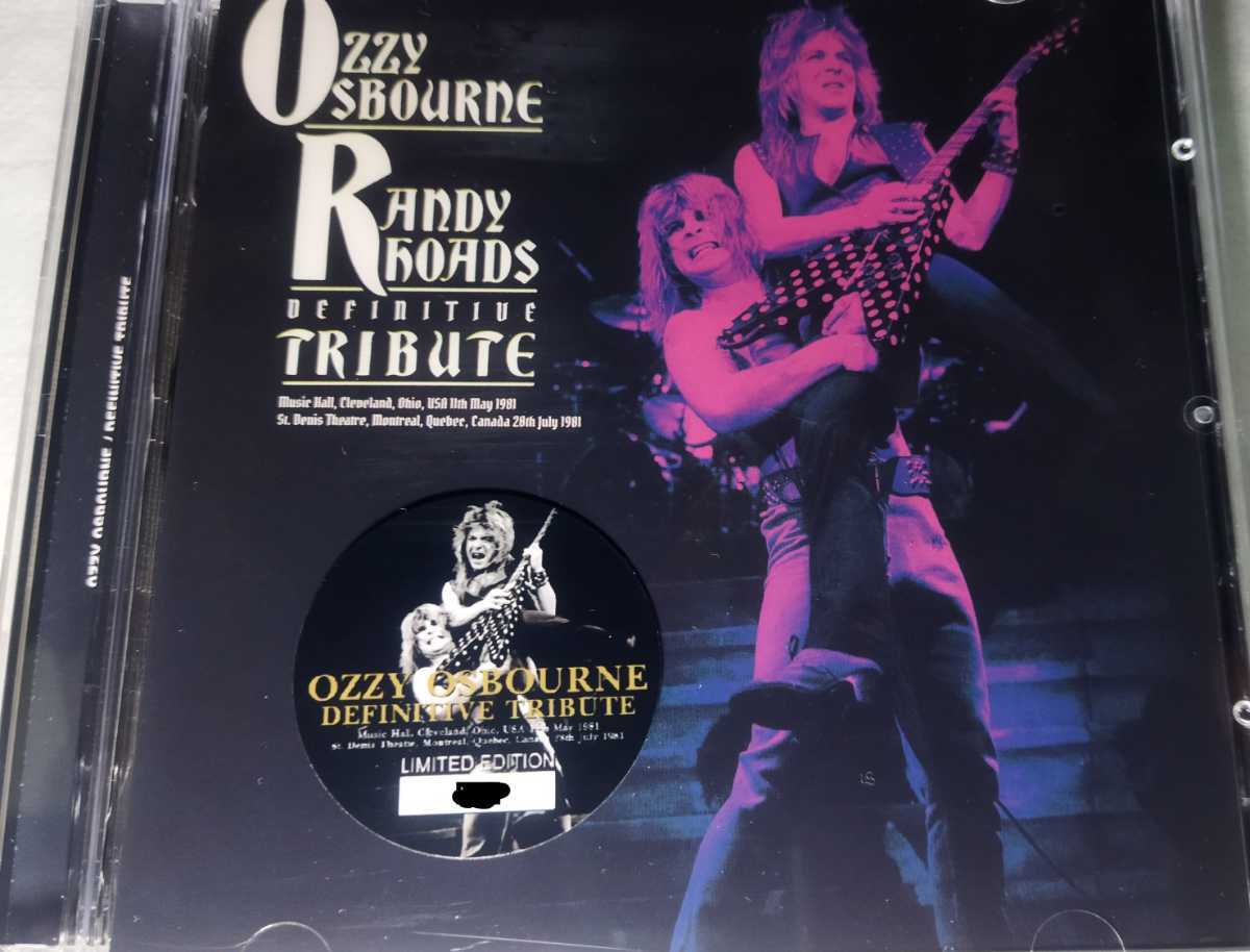 オジー オズボーン 1981年 SDB ライブ 特典DVD Live Ozzy Osbourne Randy Rhoads ...