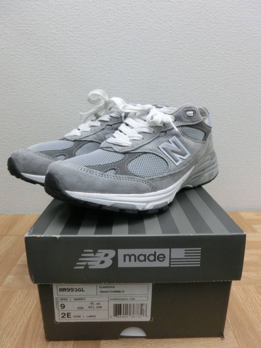 kr/213313/2301/ニューバランス New Balance USA ローカットスニーカー MR993GL/グレー/サイズ27.0cm ...