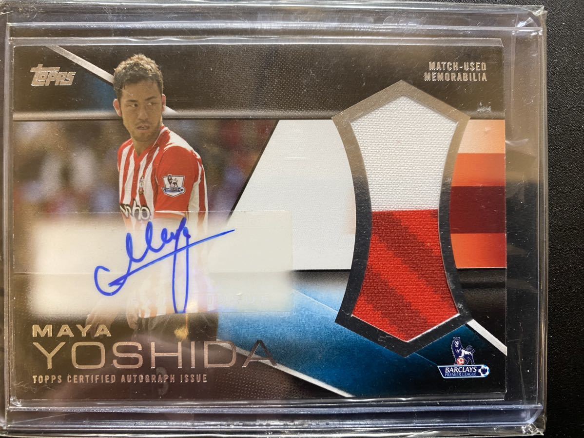 Topps 2014 premier gold BARCLAYS premier league MAYA YOSHIDA 吉田麻也 JUMBO ...