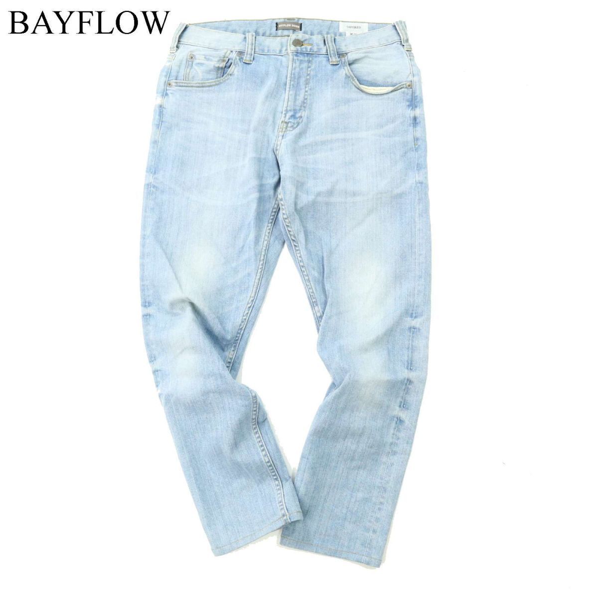 BAYFLOW ベイフロー 通年 加工 ストレッチ テーパード デニム パンツ ジーンズ Sz.28 メンズ サーフ C3B00601_1#R(W28～)｜売買されたオークション情報 ...