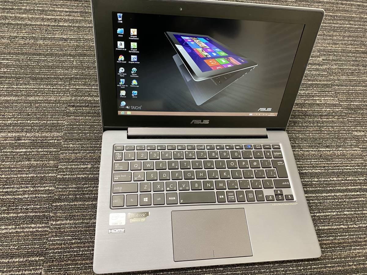 デュアルスクリーン Ultrabook ASUS TAICHI21 Core i7 3537U 2.0GHz/メモリ4GB/SSD256GB ...