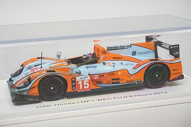 Spark スパーク 1/43 OAK HONDA ホンダ LMP1 佐藤琢磨 WEC 富士 2012 #15 レーシングオン特注 FS37 ...