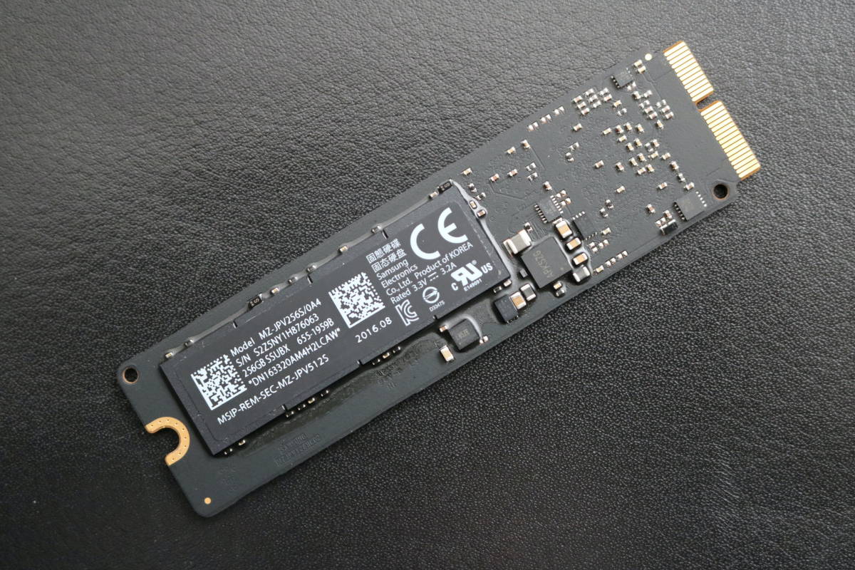 Apple純正 SAMSUNG製 256GB PCIe3.0 x4 PCIe SSD MacBook Pro Late2013 2015 ...