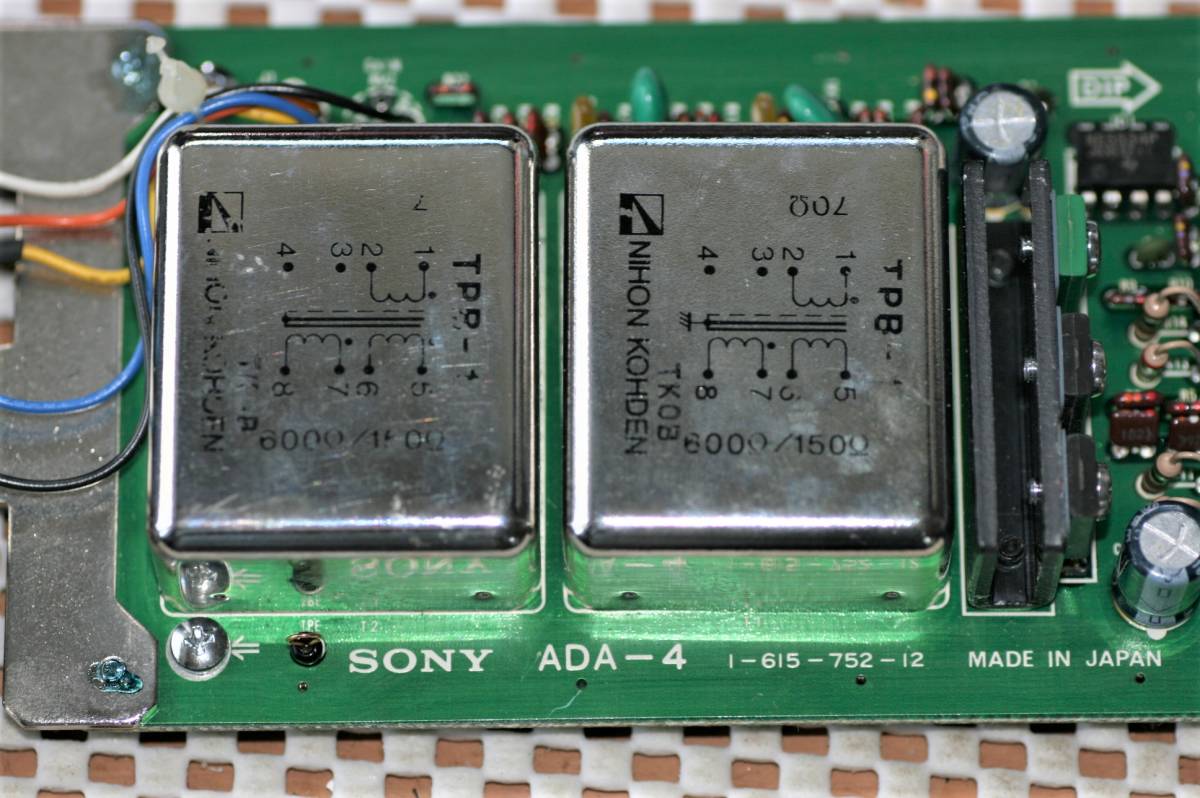 SONY SDA－100 1入力2出力／音声分配基板 トランス出力(ミキサー)｜売買されたオークション情報、yahooの商品情報をアーカイブ ...