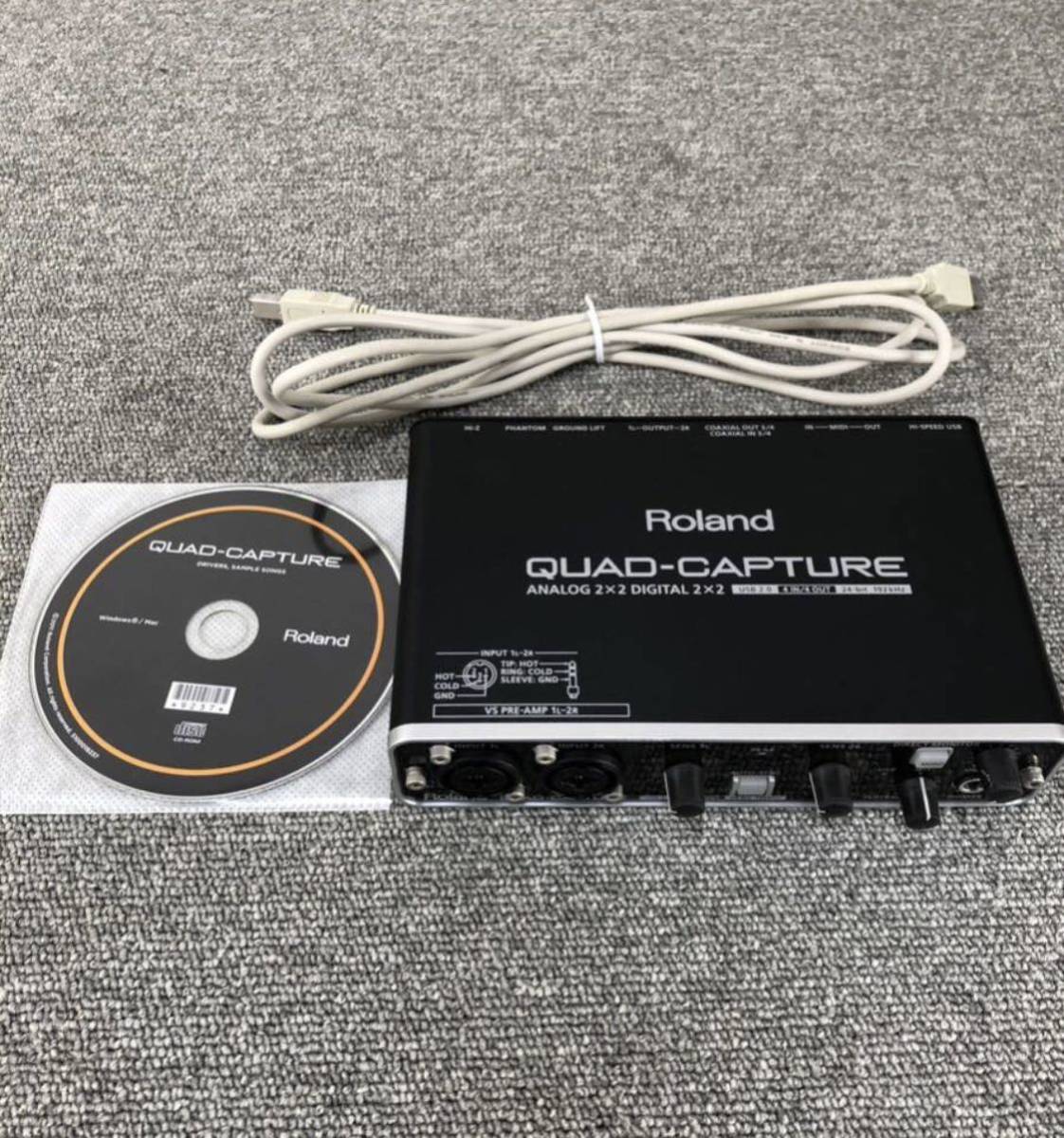 Roland QUAD-CAPTURE UA-55 オーディオインターフェイス(オーディオインターフェース)｜売買されたオークション情報 ...