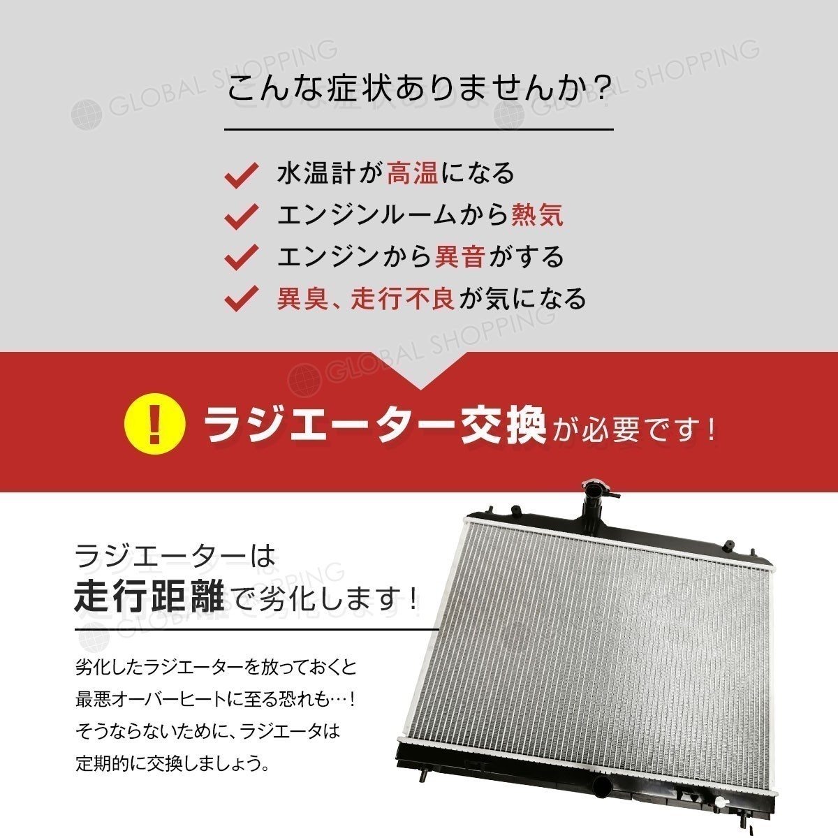 ラジエーター セレナ C25/NC25/CC25/CNC25/NC25 ラジエター AT/CVT用/キャップ付き 21410-CY70A ...