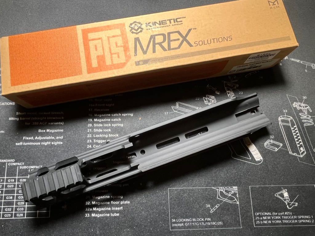PTS Kinetic SCAR MREX M-Lok 4.9in レイルハンドガード 東京マルイ VFC 電動ガン ガスブローバック MWS ...