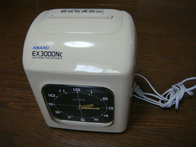AMANO アマノ EX3000Nc タイムレコーダー E0433(タイムカード、レコーダー)｜売買されたオークション情報、yahooの商品 ...