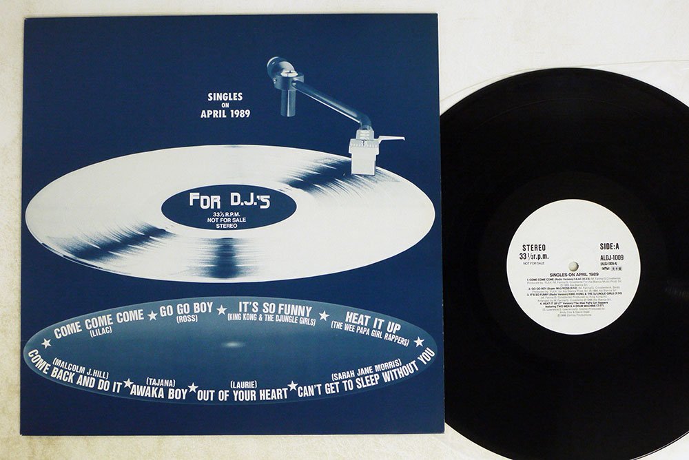 国内盤 プロモ VA/SINGLES ON APRIL 1989 FOR D.J.'S/ALFA INTERNATIONAL ALDJ ...