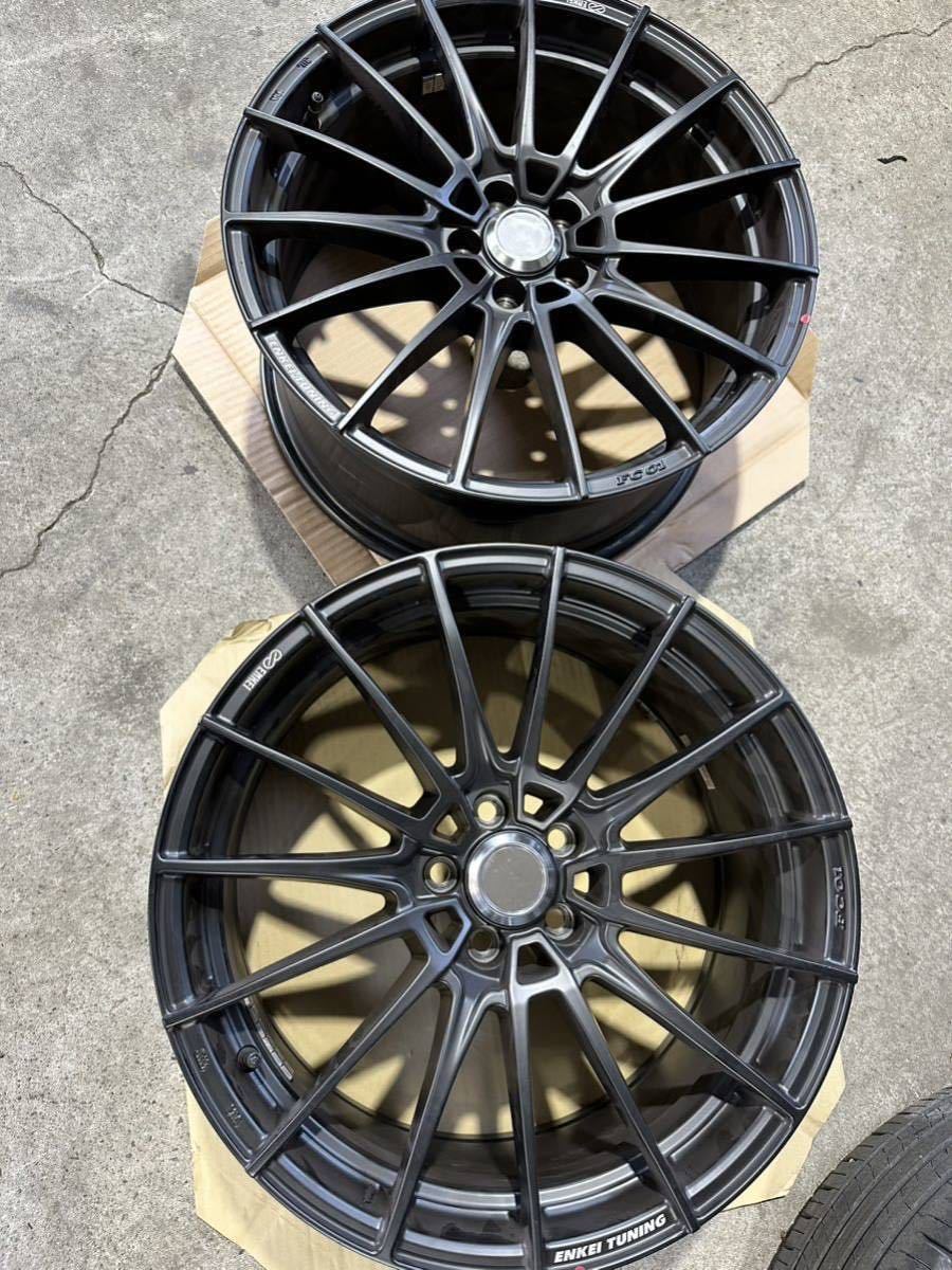 2本 ENKEI TUNING FC01 8.5J-18インチ 45 5H/PCD100 セミグロスブラック ホイール エンケイ(5穴)｜売買 ...
