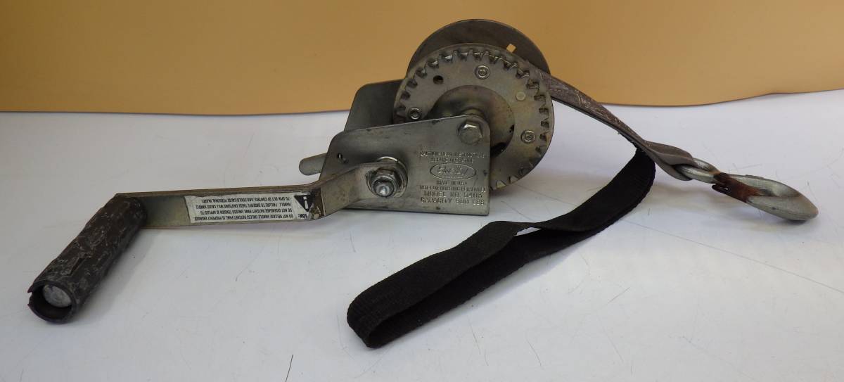 Shelby Trailer Winch - Standard Hand Winch 5403 ハンドウインチ ベルト式 耐荷重量 1t ...