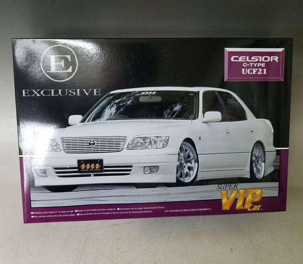G 325 AOSHIMA アオシマ 1/24 VIP car TOYOTA CELSIOR C-TYPE UCF21 スーパービップカー ...