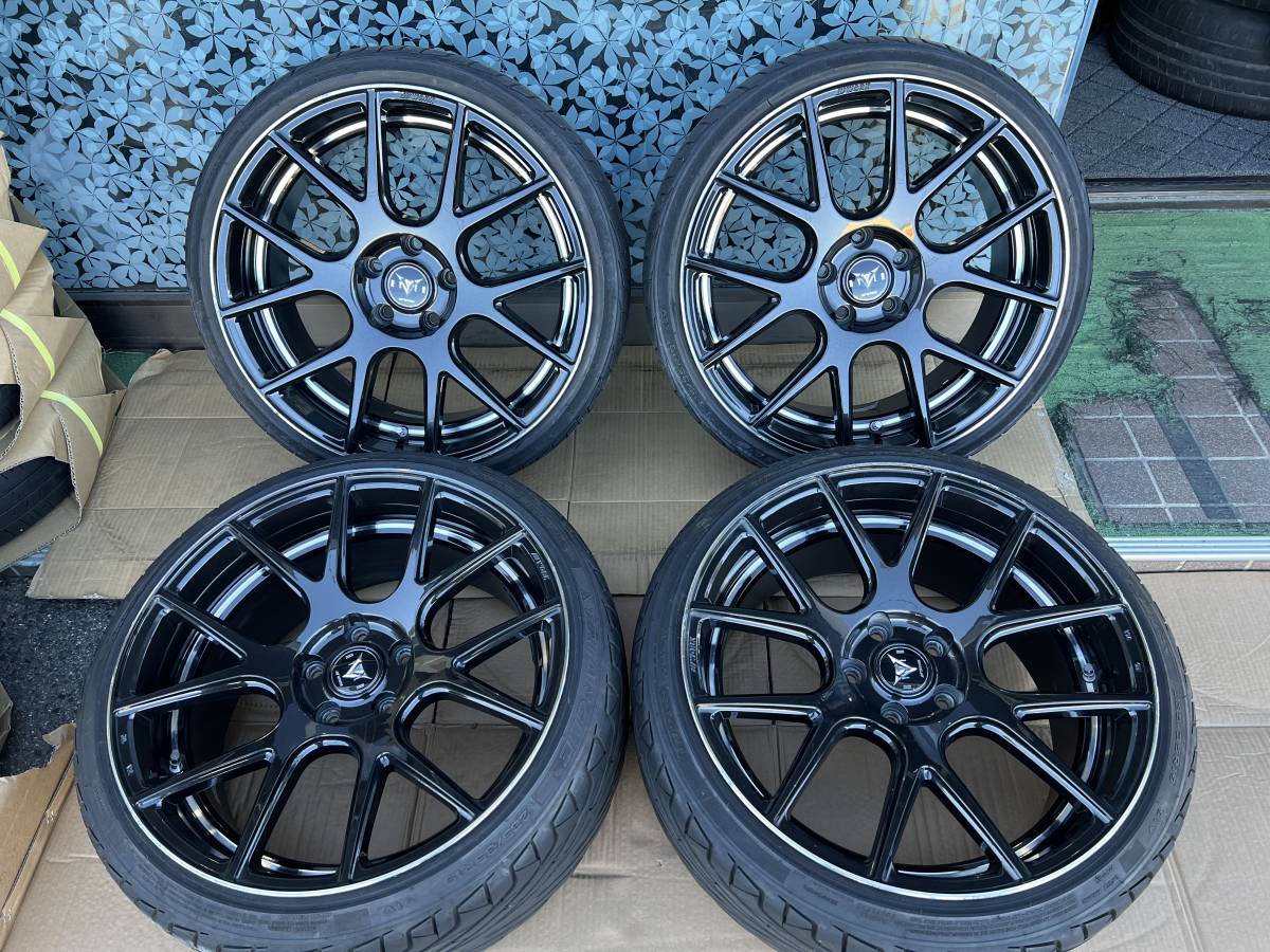 WORK RYVER 19インチ 8.5J+38 9.5J+45 114.3 5穴/TRIANGLE 215/35R19 2018年 235 ...