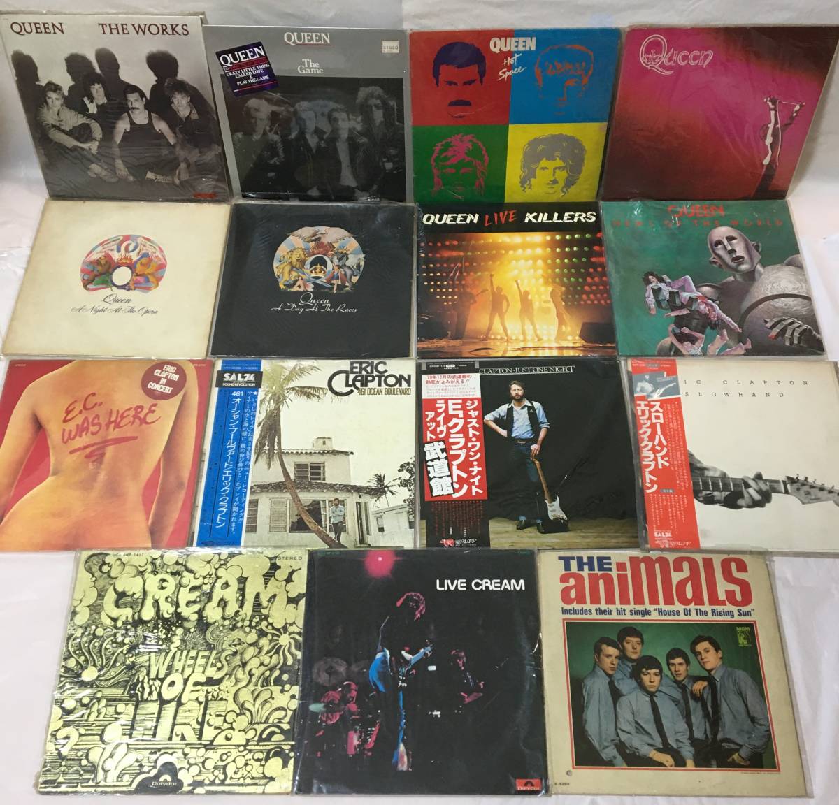 〇E497〇LP レコード ROCK ロック 150枚まとめて US/見本盤含 KISS/PinkFloyd/Led Zeppelin/DEEP PURPLE/QUEEN/BEETLES ...