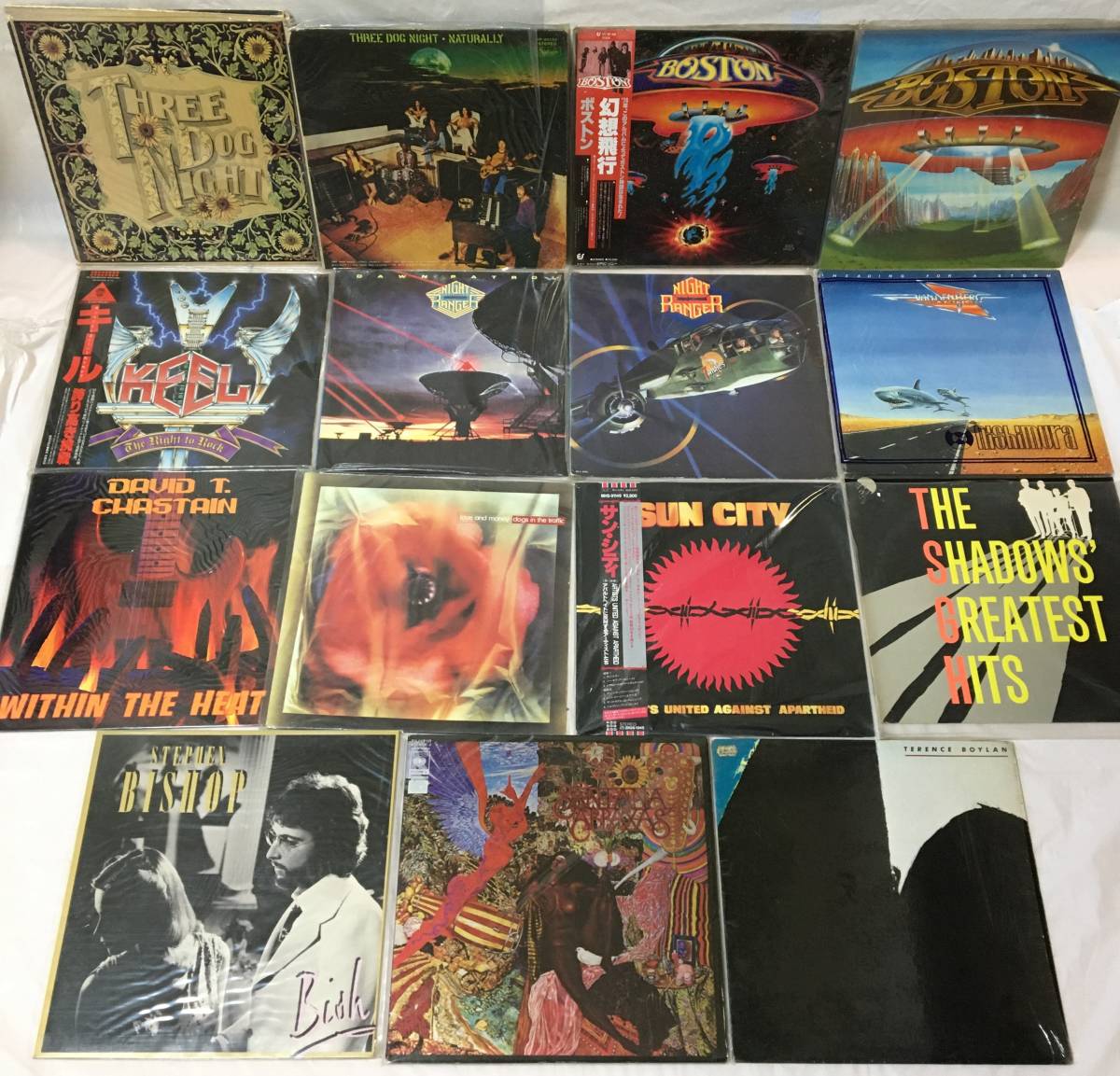 〇E497〇LP レコード ROCK ロック 150枚まとめて US/見本盤含 KISS/PinkFloyd/Led Zeppelin/DEEP PURPLE/QUEEN/BEETLES ...