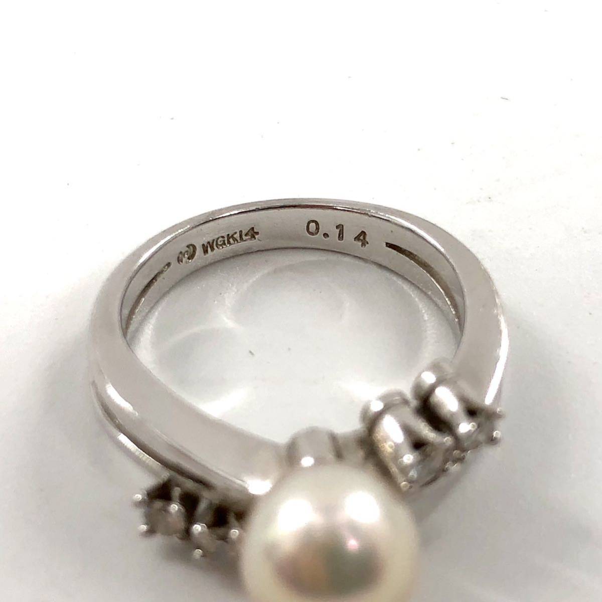 TASAKI ブランドジュエリー 真珠 E-798 タサキ 田崎 パール メレダイヤ リング K14WG アクセサリー 装飾品 小物(指輪)｜売買されたオークション情報、yahooの商品情報を ...