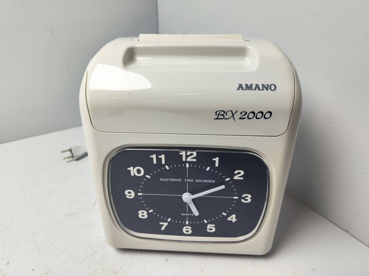 AMANO アマノ BX2000 電子タイムレコーダー /現状品/動作未確認ジャンク(タイムカード、レコーダー)｜売買されたオークション情報 ...