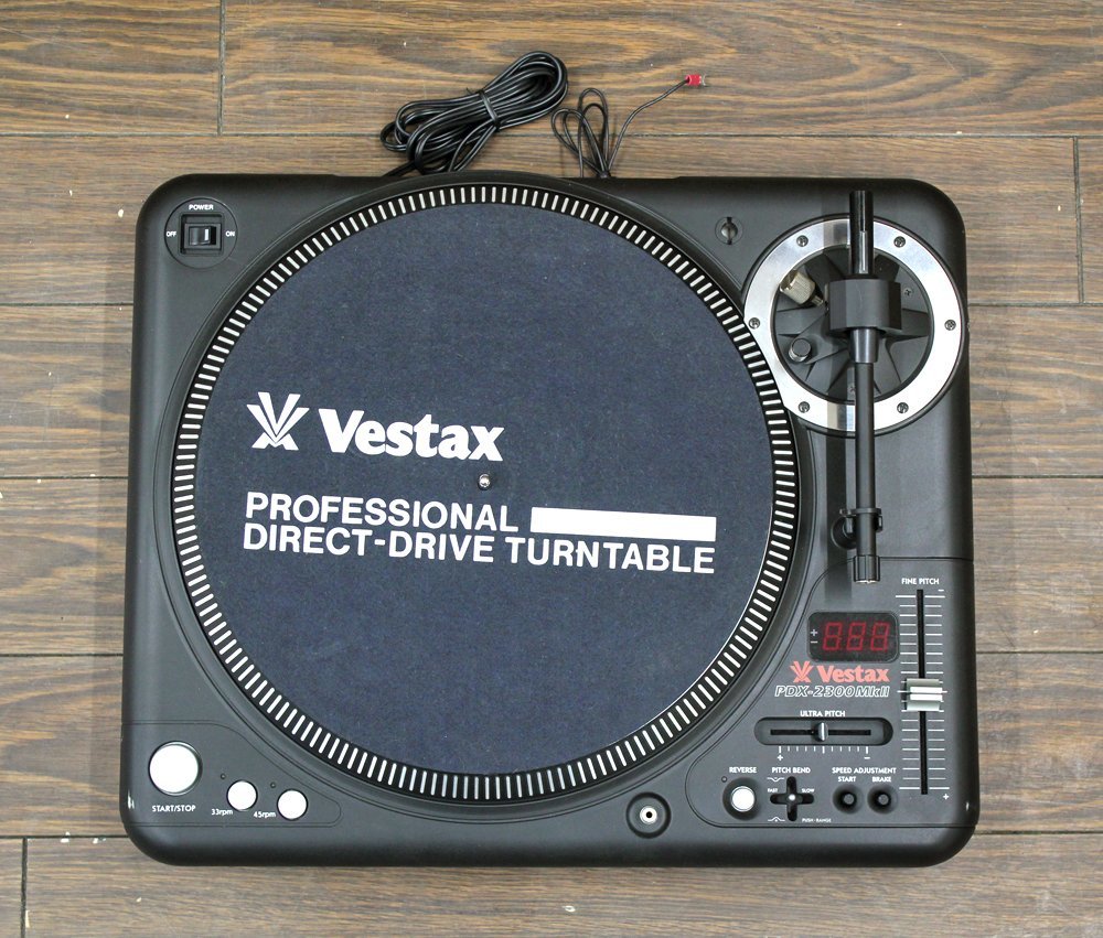 Vestax ベスタクス DJ ターンテーブル PDX-2300 MkⅡ レコードプレーヤー 音響機器 品 ②(ターンテーブル)｜売買された ...