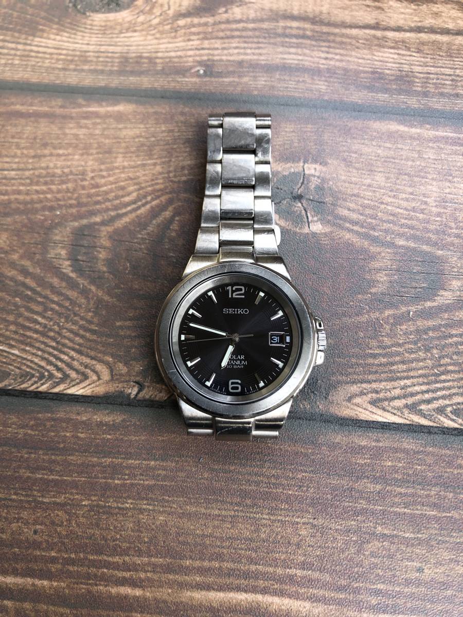 SEIKO SOLAR TITANIUM V145-0G50稼働中(セイコー)｜売買されたオークション情報、yahooの商品情報をアーカイブ公開 - オークファン（aucfan.com）