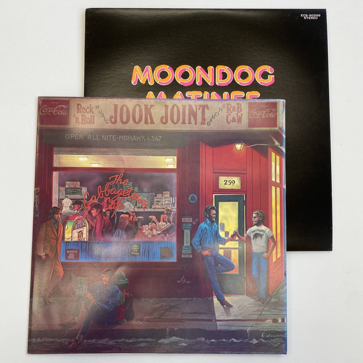 大型ポスター付き 日本盤LP The Band / Moondog Matinee 1973年 Capitol ECS-80588 Bob ...