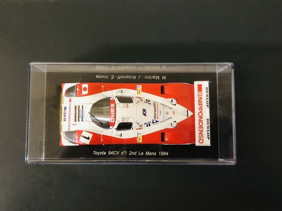 激レア 500台限定 1/43 スパーク トヨタ 94C-V サード ル マン24時間 1994 2位 検 91C-V TS010 TS020 ...