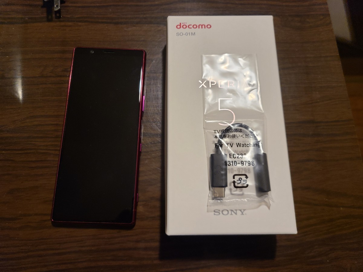 Sony Xperia5 レッド DOCOMO ドコモ SO-01M SIMロック解除済み(Android)｜売買されたオークション情報、yahooの商品情報をアーカイブ公開 - オークファン ...
