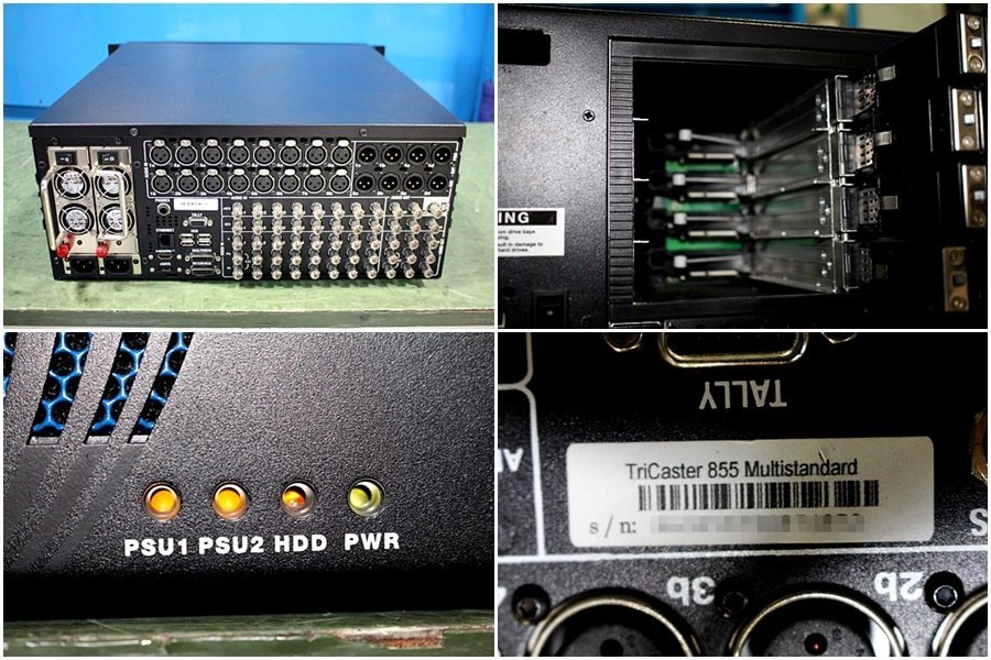 NewTek ニューテック TriCaster スイッチャー TCXD855 HDD無し /TCXD300/TC40 /3PLAY ...