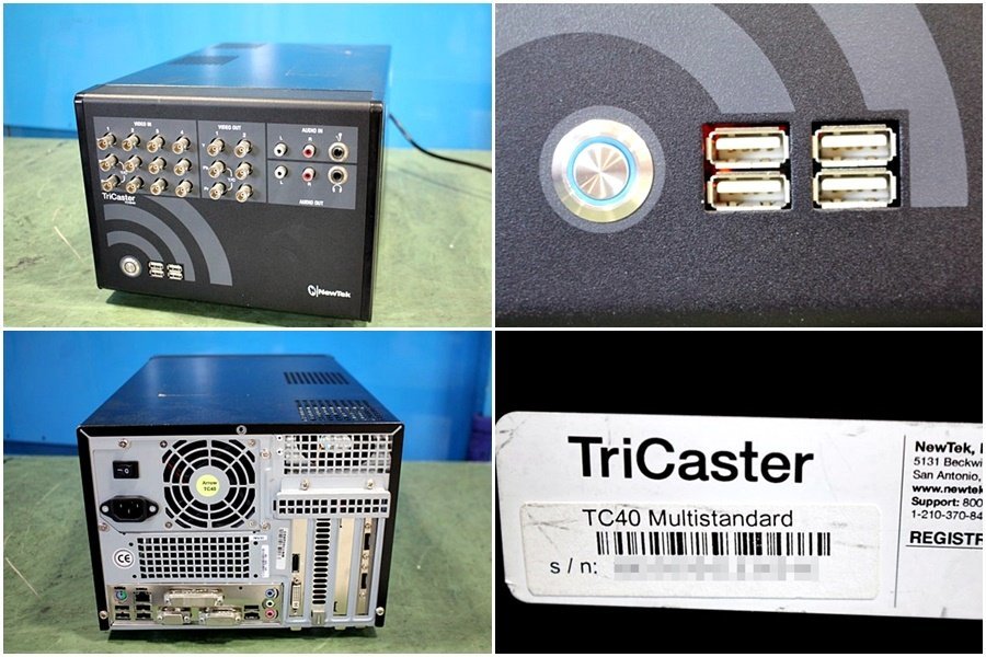 NewTek ニューテック TriCaster スイッチャー TCXD855 HDD無し /TCXD300/TC40 /3PLAY ...