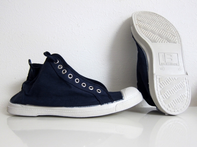 Bensimon コットンキャンバスハイカットスニーカー 10 /45 ネイビー(28.5cm)｜売買されたオークション情報、yahooの商品 ...