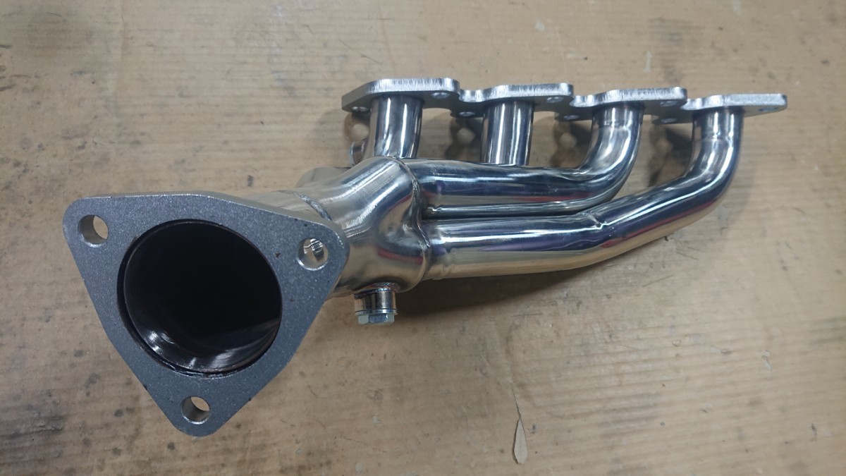 240sx ステンレス エキゾースト エキマニ タコ足 USDM ka24de ka20de 検 ダットサン ダットラ フロンティア D22 キャラバン QE25 ラルゴ(エキマニ、フロント ...