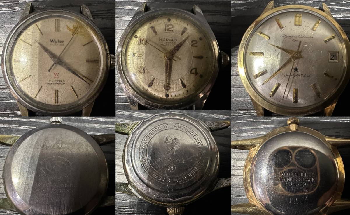 腕時計 まとめ 25点 / CHRONOMETER LISA / Takano / ODIN / DENIS / HERALD/Elida/Wyler / DELBANA /Olympia ...