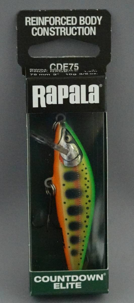 ラパラ カウントダウンエリートCDE75 GDCY Rapala COUNTDOWN ELITE(ラパラ)｜売買されたオークション情報、yahooの商品情報をアーカイブ公開 - オークファン ...