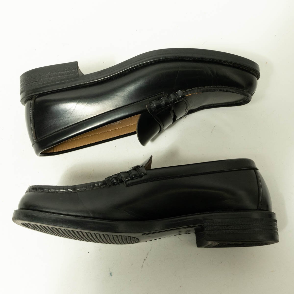 HARUTA ハルタ コインローファー 黒 ブラック 25cm EEE シンプル 無地 幅広 日本製 通学 通勤 学校 仕事 メンズ 紳士 シューズ(25.0cm)｜売買されたオークション情報 ...