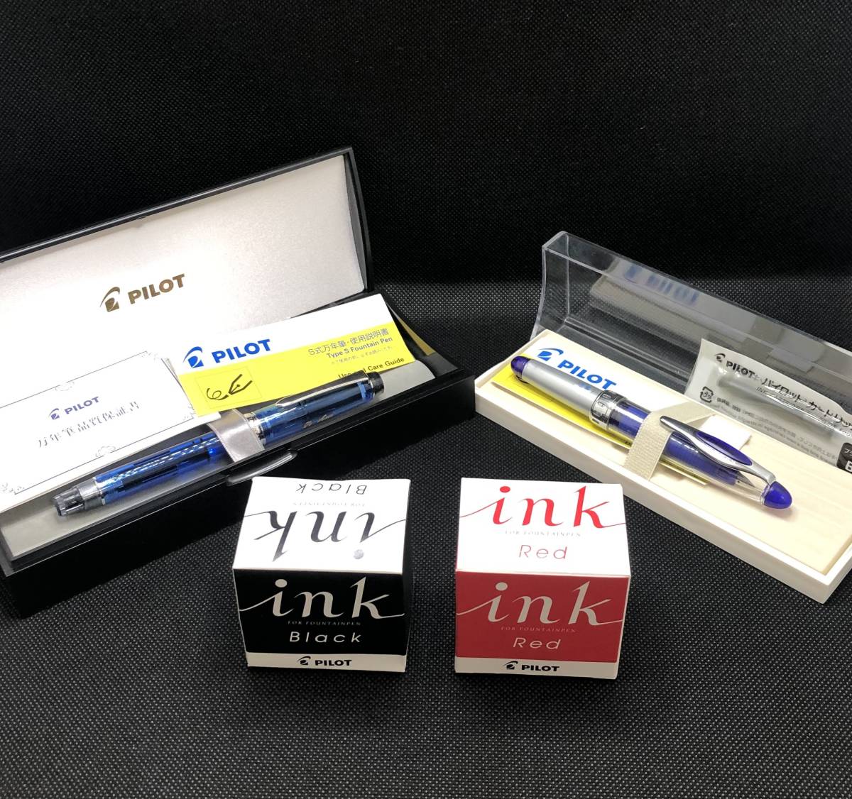 M1321他 PILOT万年筆おまとめ 14K 585 CUSTOM HERITAGE Fountain Pen VORTEX カートリッジ付 ...