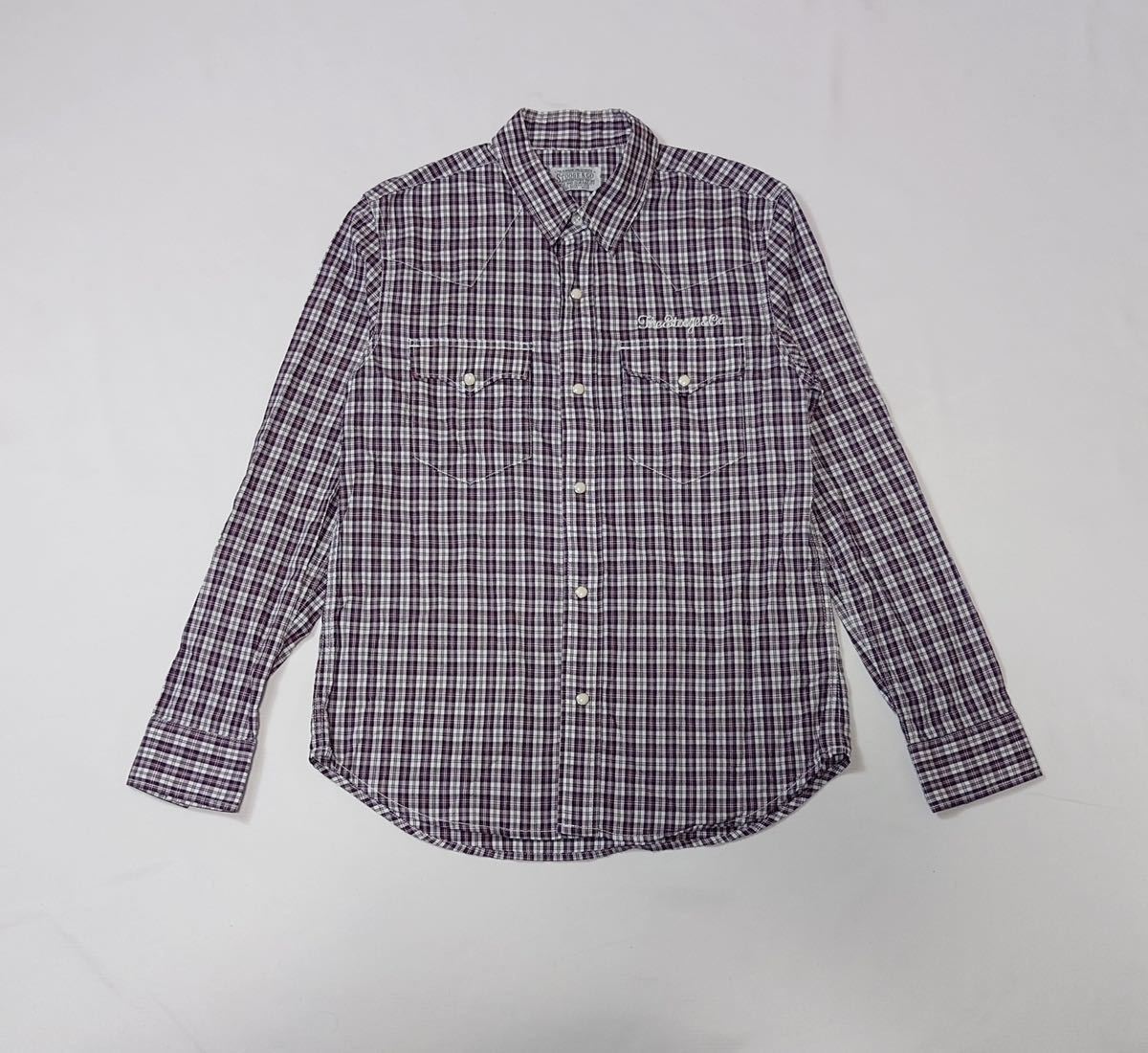 STOOGE&Co // 長袖 チェック柄 刺繍 ウエスタン シャツ ミックス サイズ S(Sサイズ)｜売買されたオークション情報、yahoo ...