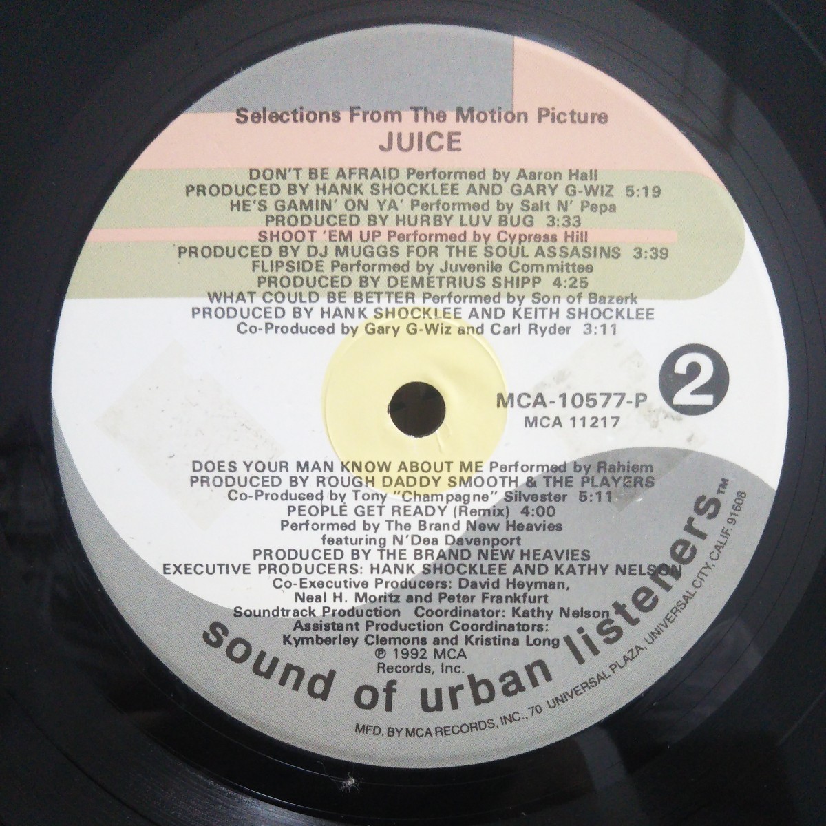 Juice ORIGINAL MOTION PICTURE SOUNDTRACK 2Pac EPMD Eric B & RAKIM Teddy ...