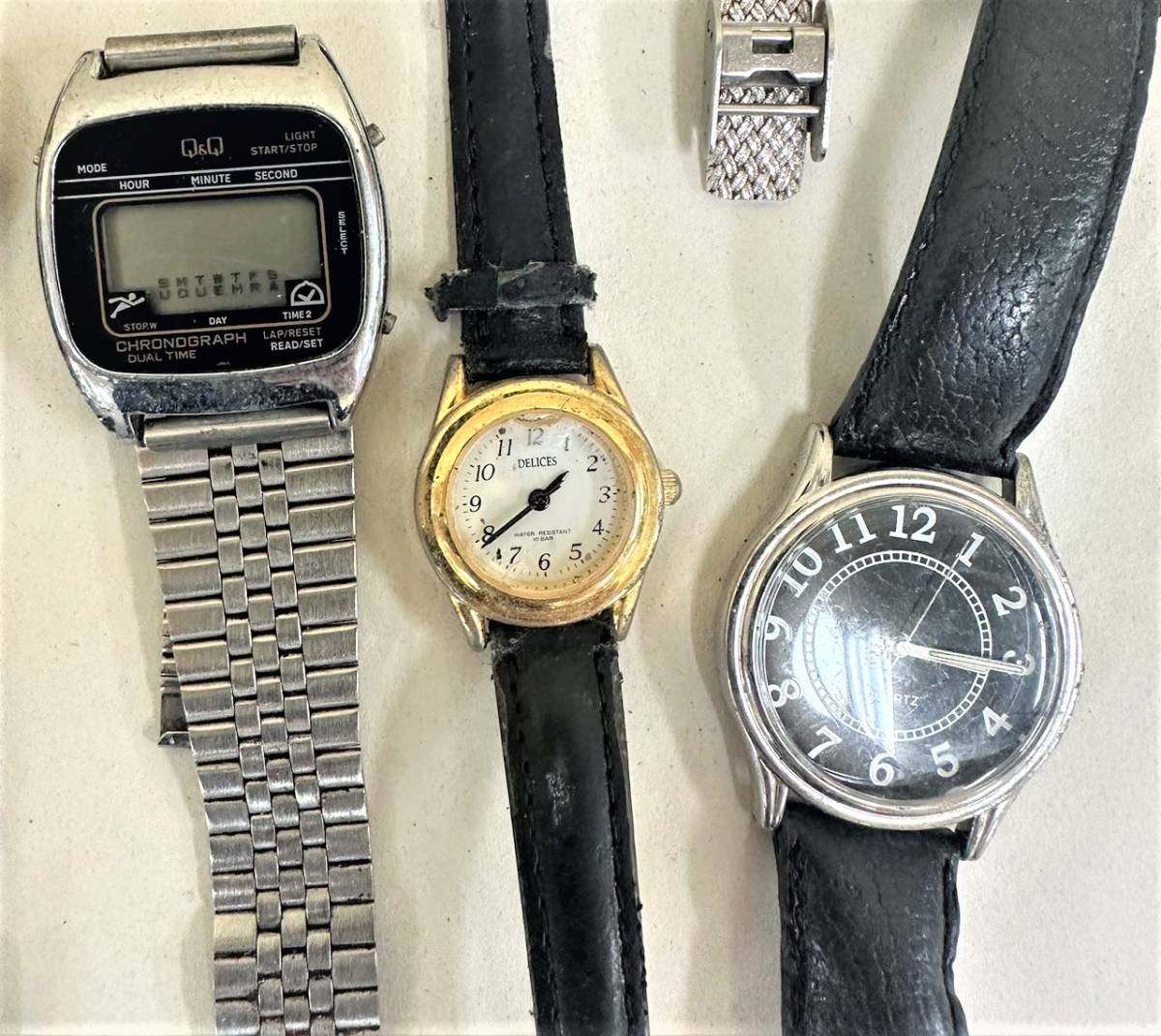 C92 腕時計 まとめ 26点 TRICOLOR/JAXIS/FREE WAY/ALBA/AUREOLE/SEIKO QUARTZ/DELVINA/ CASIO/ROLENE/CITIZEN ...