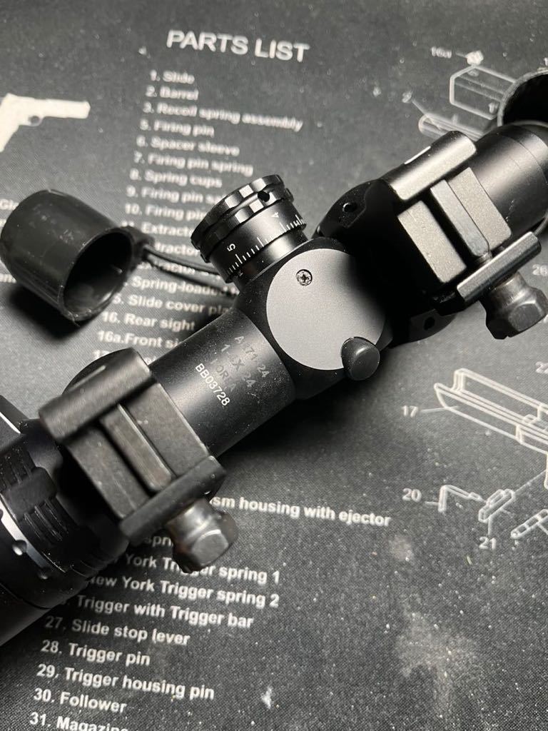 実物 Bushnell AR Optics ライフルスコープ 1-4x24 ブッシュネル 東京マルイ M4 mws 次世代電動ガン ...