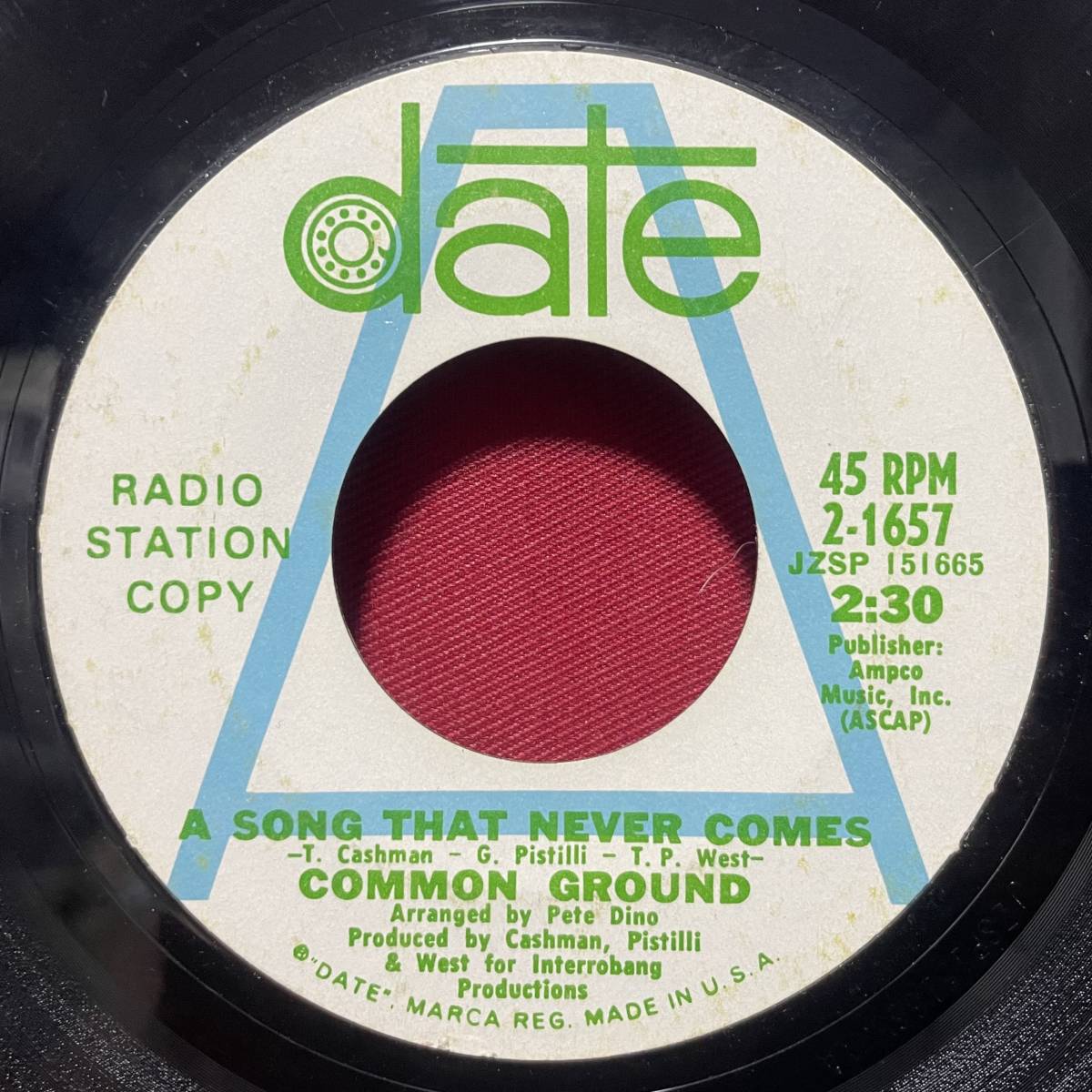 USorg7”PROMO COMMON GROUND A SONG THAT NEVER COMES(その他)｜売買されたオークション情報 ...