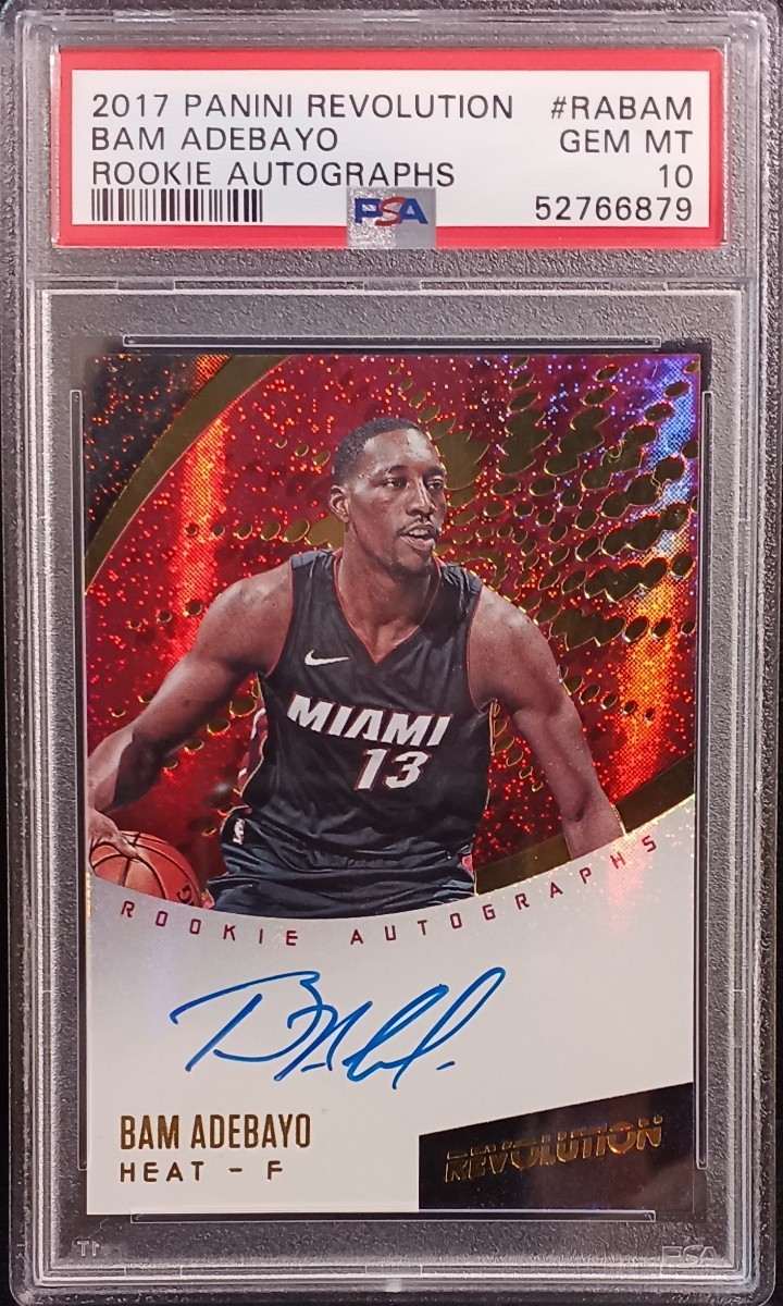 PSA10 2017-18 Panini Revolution Basketball Bam Adebayo RC Auto Rookie ...