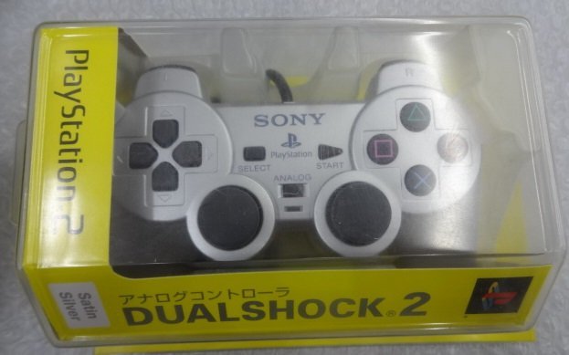 SONY PS2 DUALSHOCK2 プレステ2 デュアルショック2 コントローラ SCPH-10010 サテンシルバー(アクセサリ、周辺機器)｜売買されたオークション情報、yahooの商品 ...