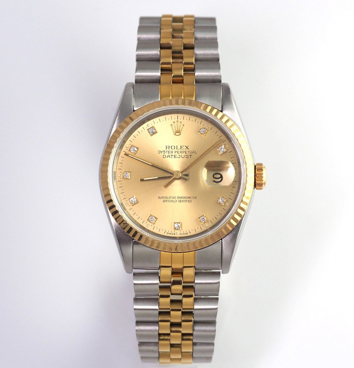 ROLEX 16233 DATEJUST ダイヤ文字盤 オーバーホール済み 1993年 ロレックス デイトジャスト Cal.3135 自動巻き メンズ腕時計(本体)｜売買されたオークション情報 ...