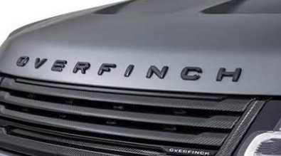 OVERFINCH マットブラック大エンブレム ボンネットorトランク用1枚 オーバーフィンチ レンジローバー ランドローバー(その他)｜売買 ...