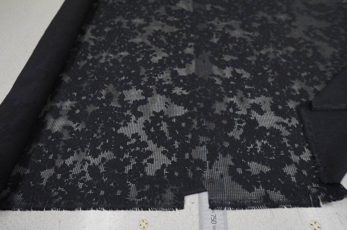 NO455-3.2 レーヨン50ポリ50レース調生地 黒 3 2m(その他)｜売買されたオークション情報、yahooの商品情報をアーカイブ公開 - オークファン（aucfan.com）